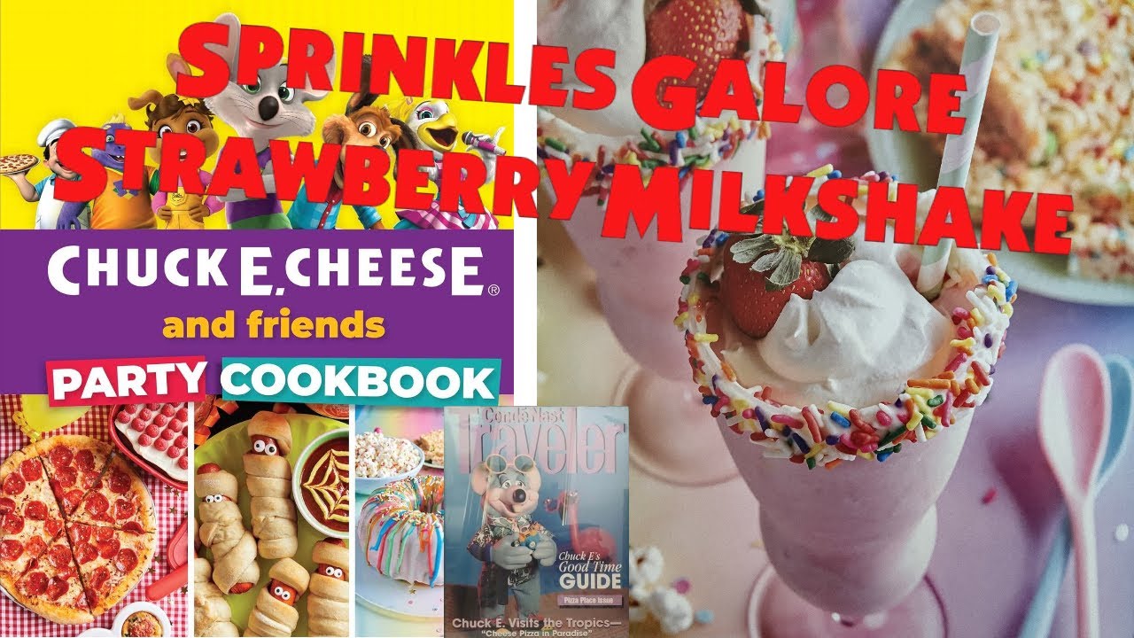 Chuck E. Cheese Cookbook: Ronnie's "Sprinkles Galore Strawberry ...