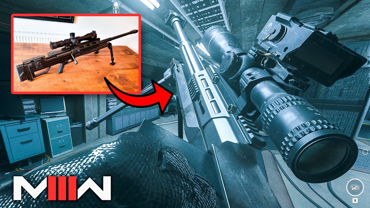 NEW MW3 SNIPER KATT-AMR in REAL LIFE (STEYR HS .50 M1) Modern Warfare 3 ...