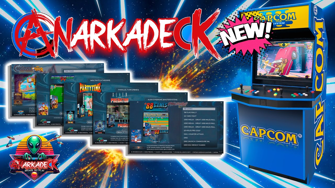 AnarkadecK el MEJOR Front-End Arcade Retro que veras JAMAS!! Es una PASADA y es GRATIS!! - YouTube