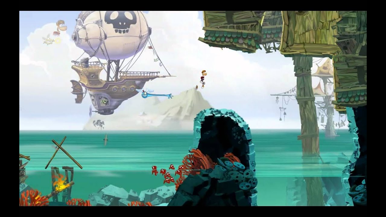 Rayman Origins - Pirate's Treasure Gameplay - YouTube