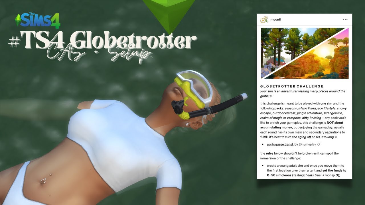 Introducing...The Globetrotter Challenge! | HAVE FUN WITH A SINGLE SIM IN THE SIMS 4 WITHOUT ...