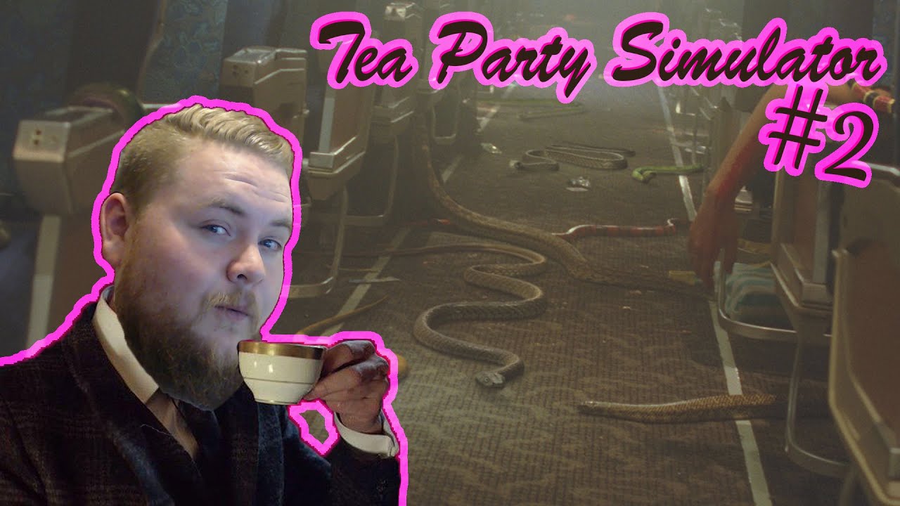 Snakes On A Plane With Teddy | Tea Party Simulator #2 - YouTube