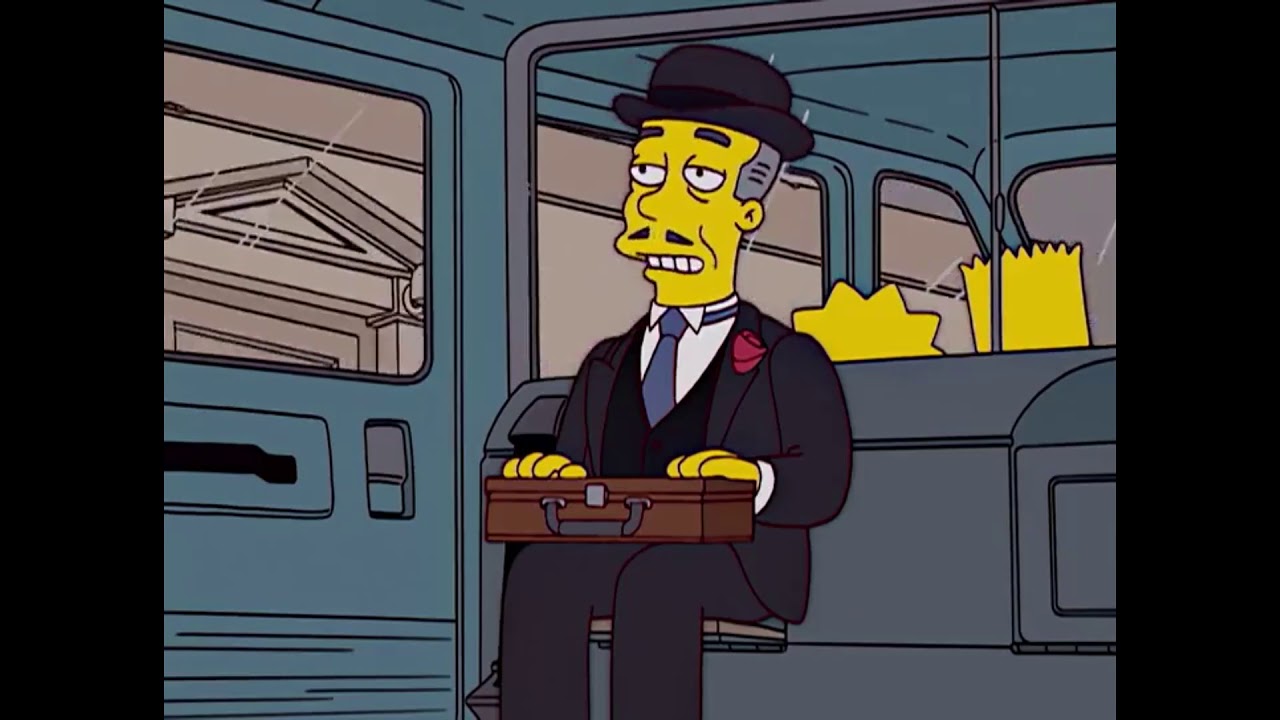 Simpsons in London. Every cab has its own butler - YouTube