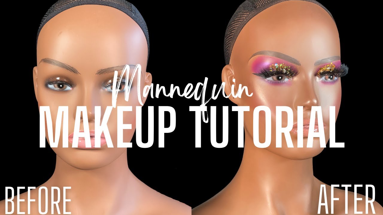 How to APPLY MAKEUP on a Mannequin! - YouTube