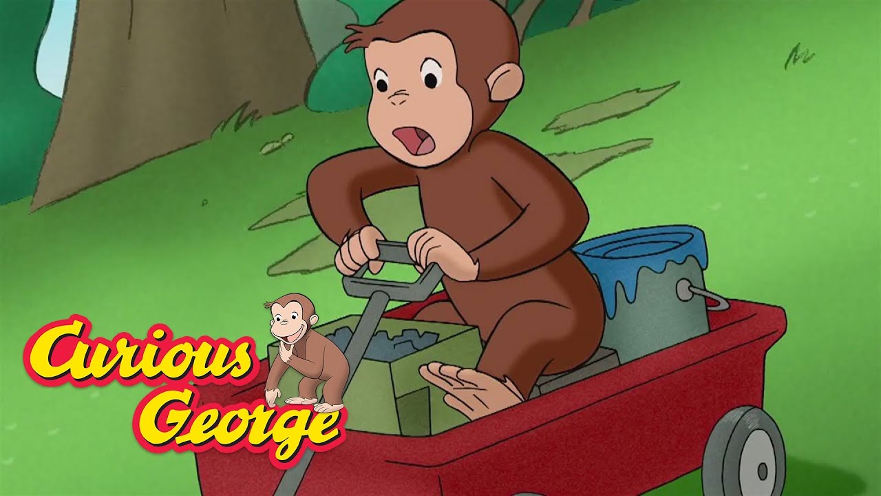 The Runaway Wagon 🐵 Curious George 🐵 Kids Cartoon 🐵 Kids Movies - YouTube