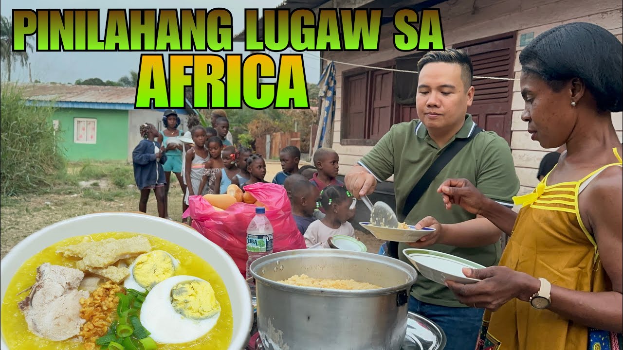 LUGAW NA TUWALYA NG BAKA….PINILAHAN NG MGA BATANG AFRICANO - YouTube