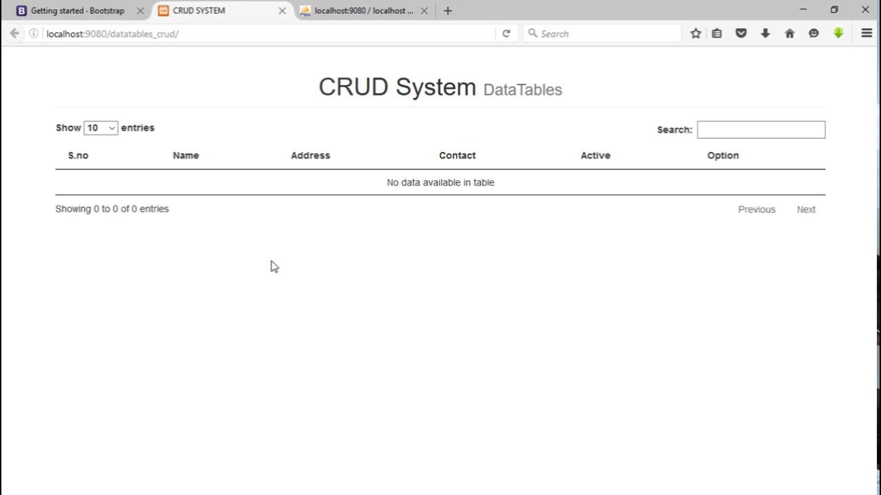 Datatable CRUD Part 4 Database Connection - YouTube