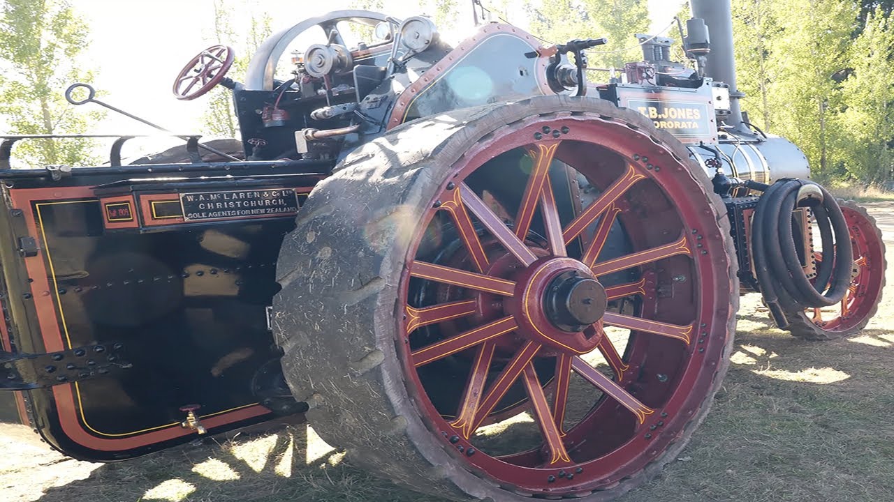 Antique 1905 McLaren Traction Engine at Wheels at Wanaka 2023 in Wanaka ...