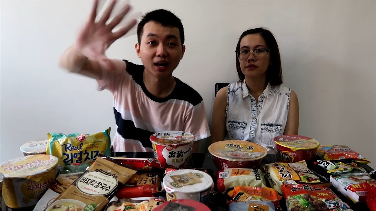 Pinoy Tasting Instant Noodles Around the World Part 1 - YouTube