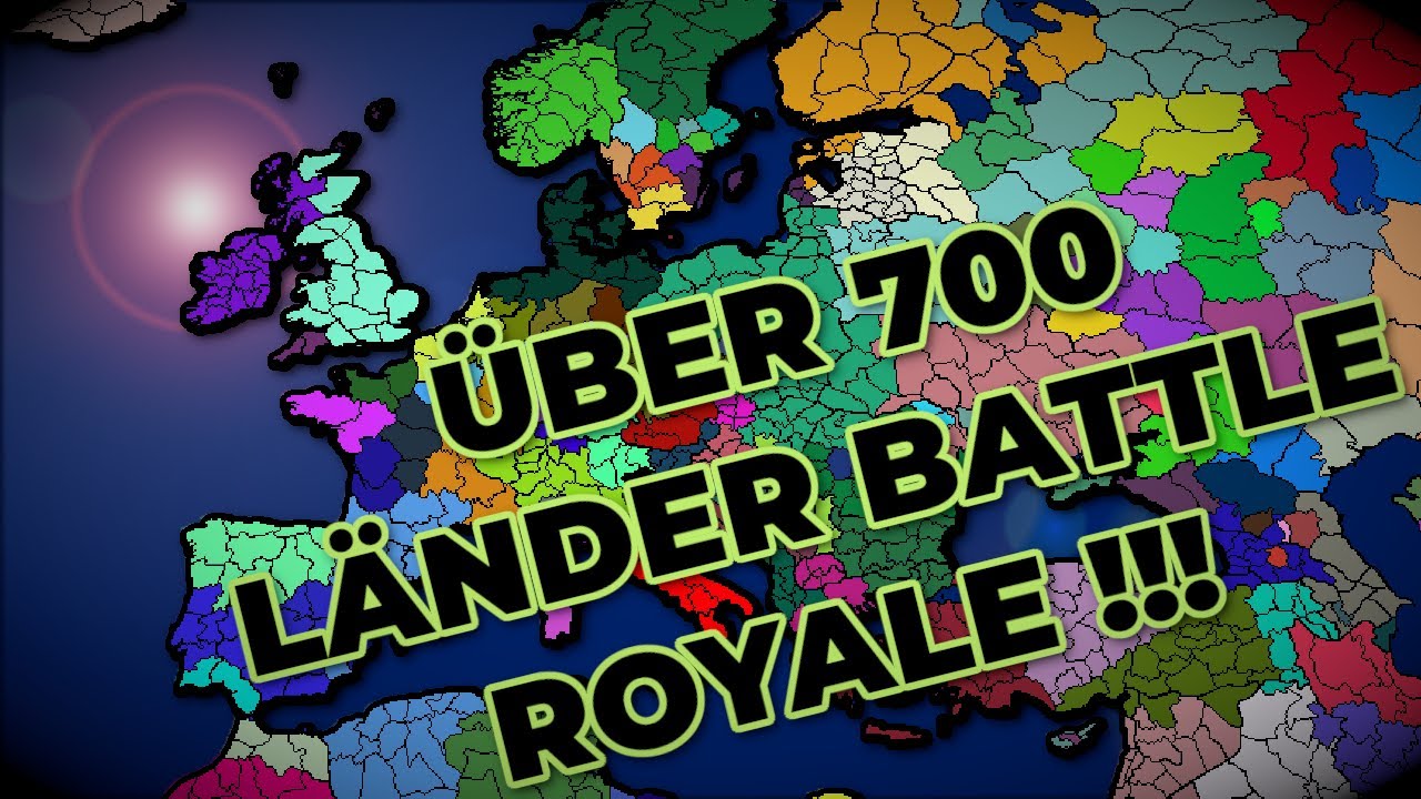 DAS GRÖßTE BATTLE ROYALE!!! [ÜBER 700 LÄNDER] | EARTH ROYALE - YouTube