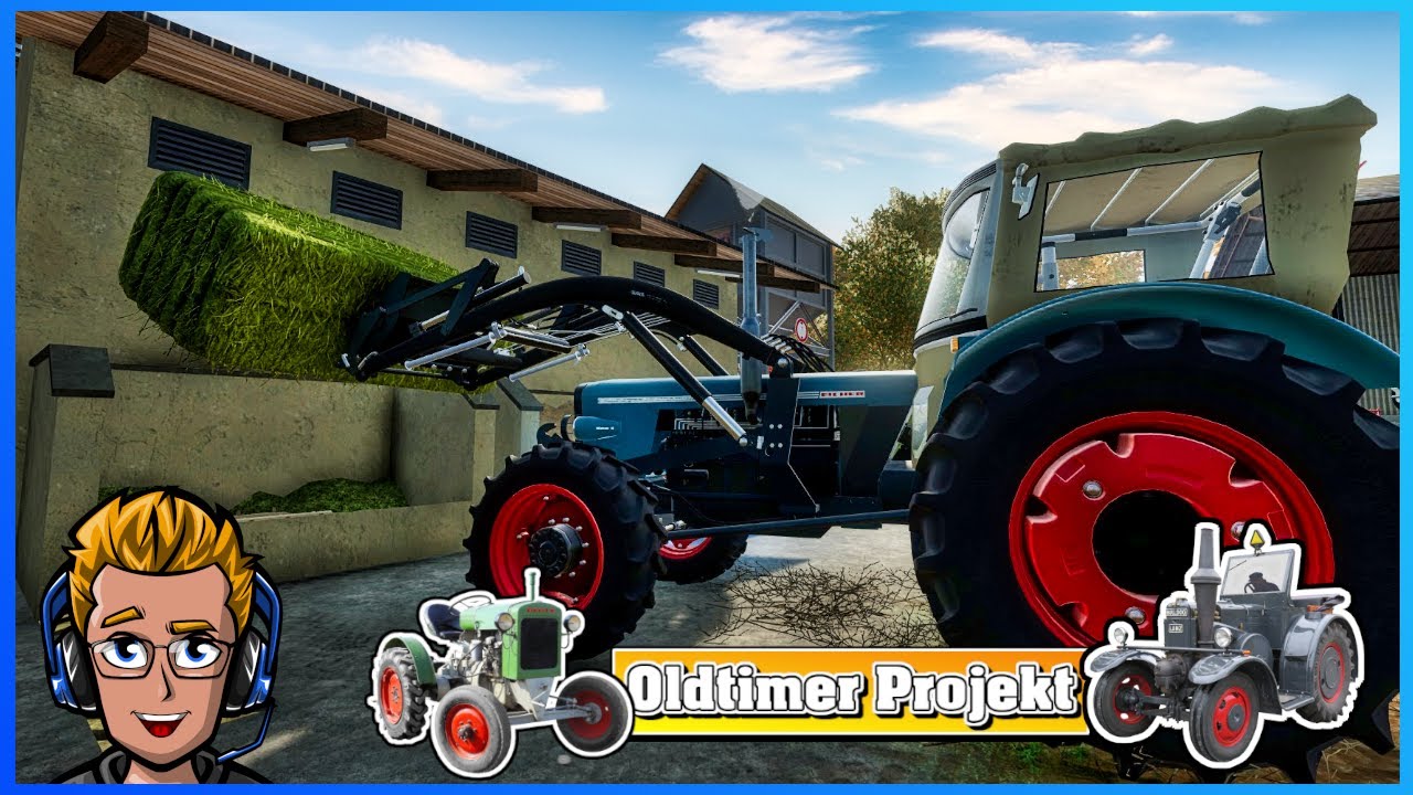 LS22 Oldtimer Projekt 25 | Mischfutter herstellen mit dem Eicher Wotan ...