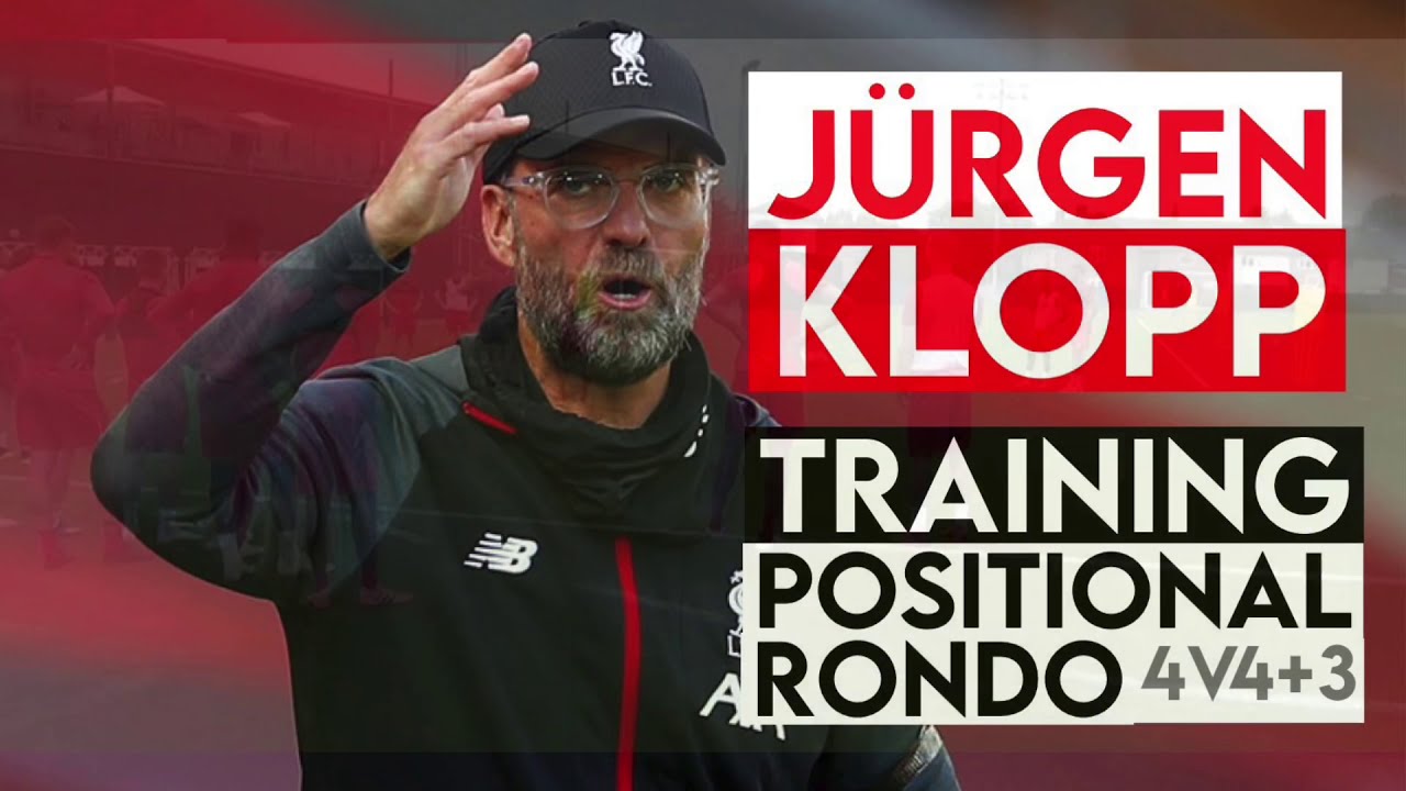 Jürgen Klopp - Liverpool Training - Positional Rondo 4v4+3 - YouTube