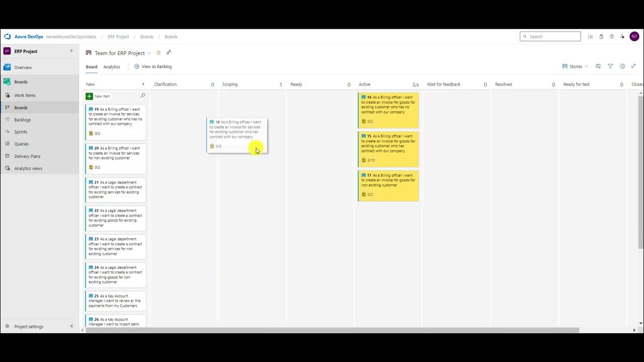 26. How to set WIP limits in Kanban Board - Azure DevOps - YouTube