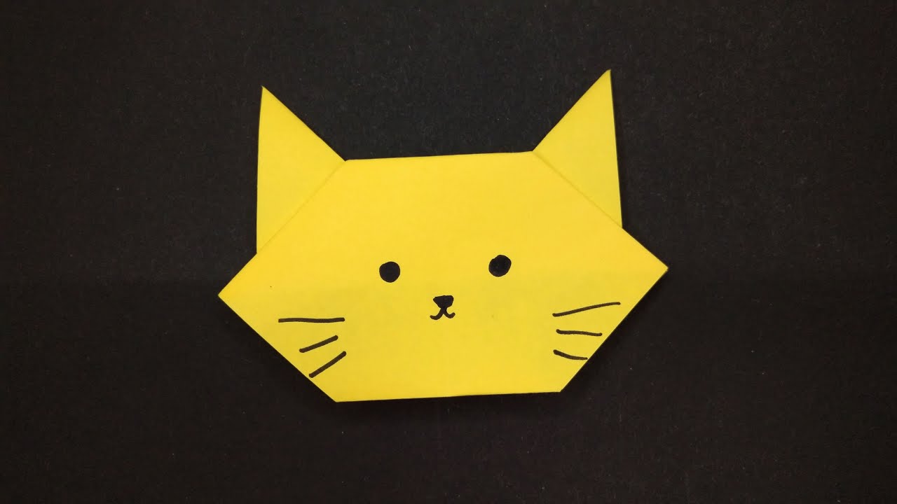 Origami Kucing | How To Make Origami Cat | Papercraft Cat Easy # ...