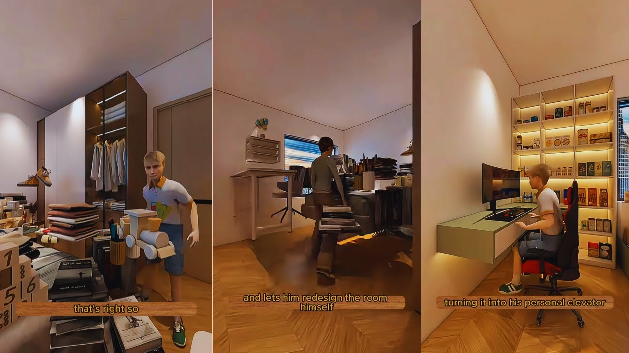 Let's watch How This Boy Build a Secret Base in His Bedroom! - YouTube