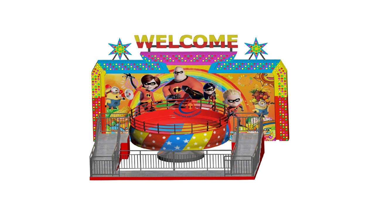 Amusement Park Kids Rides Mini Disco Tagada Rides/Disco Turntable Rides ...