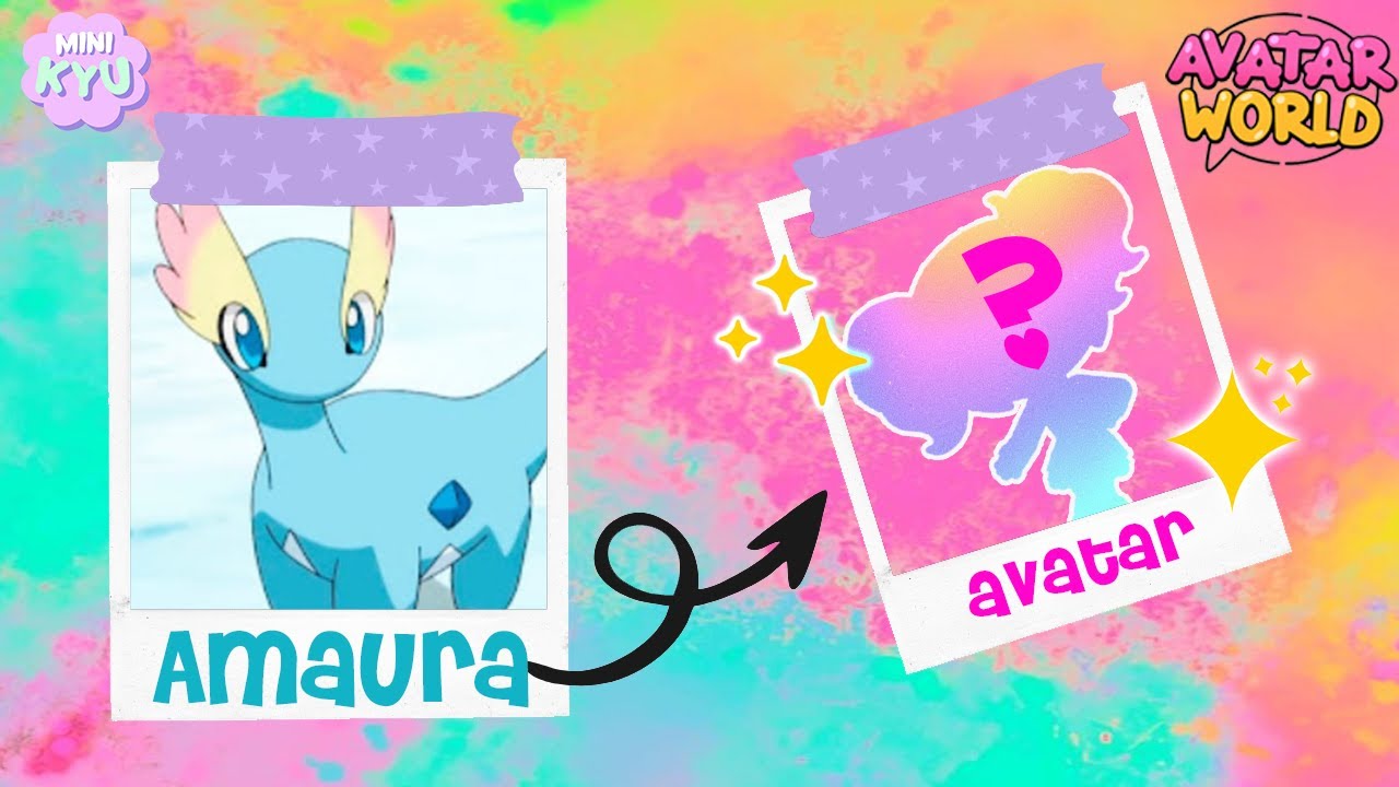 This is how 💎 AMAURA (POKEMON) 🦕 look in AVATAR WORLD 🌎 POKEMON ...