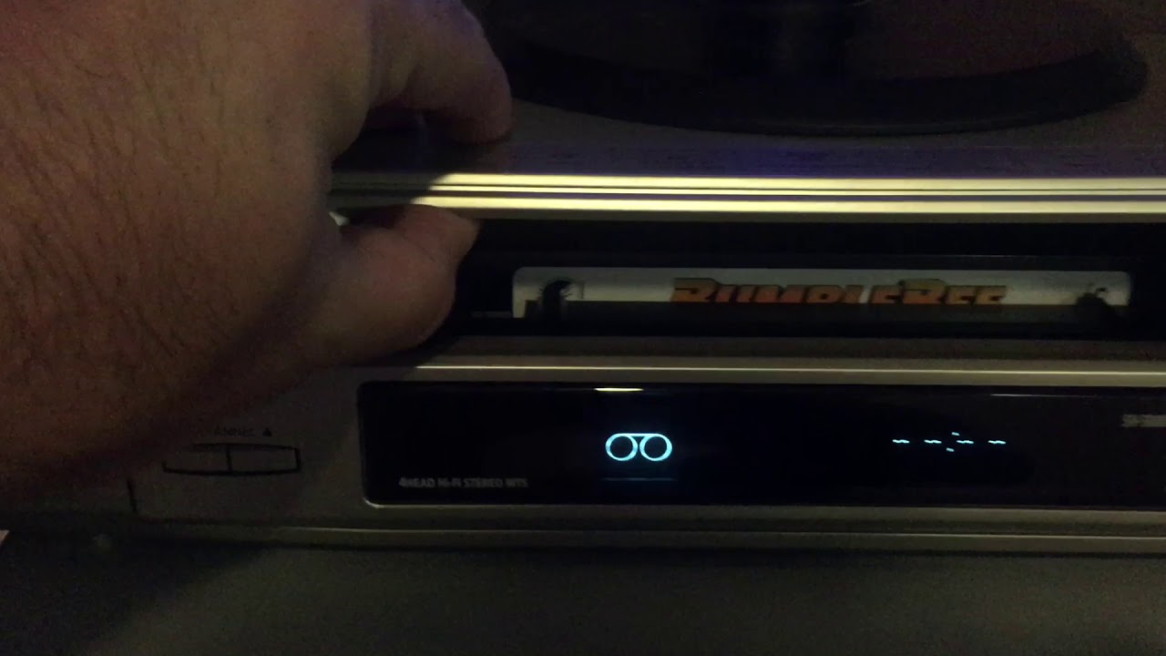 Transformers Bumblebee Movie on VHS! (Screen recording example) - YouTube