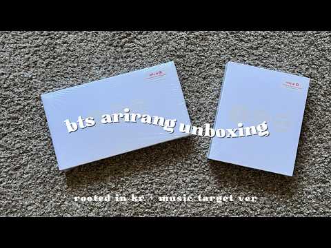 Unboxing BTS Arirang (target versions)  ~ 방탄소년단