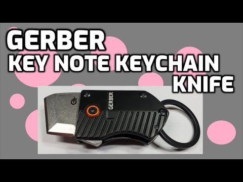 Gerber Key Note Keychain Knife Unboxing and Review - YouTube
