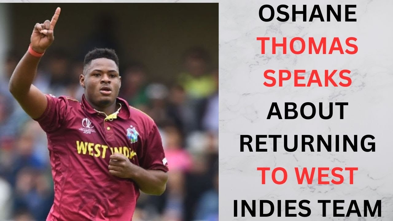 Oshane Thomas speaks with STTB about his journey back into West Indies team - YouTube
