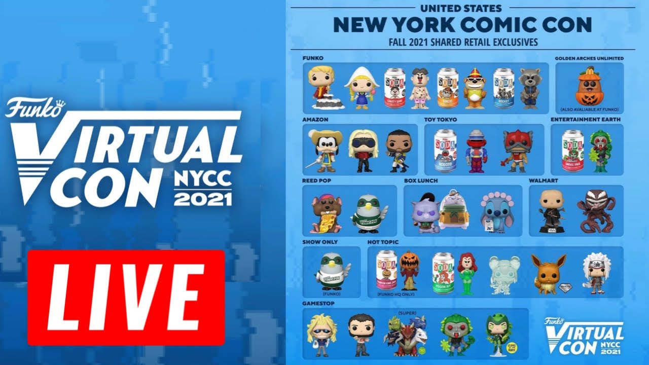 LIVE! Hablemos sobre Funko Virtual Con NYCC 2021 - YouTube