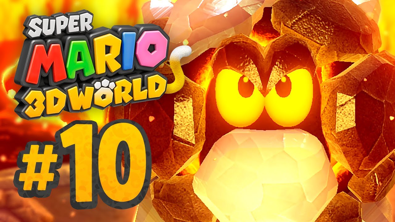 The Burning Boss Brolder (World 4) - Super Mario 3D World Switch #10 ...