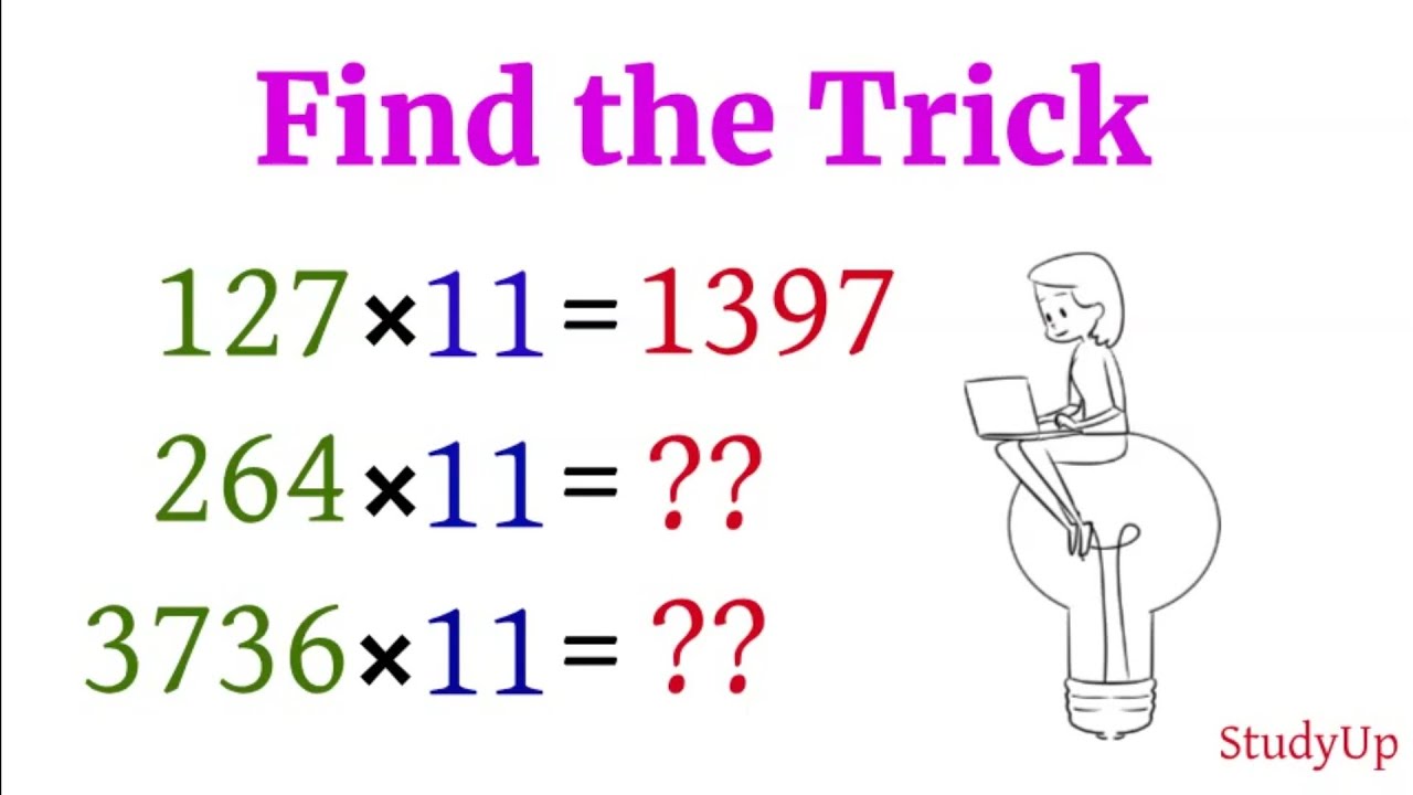 Find the Math Trick and learn more || #StudyUp - YouTube
