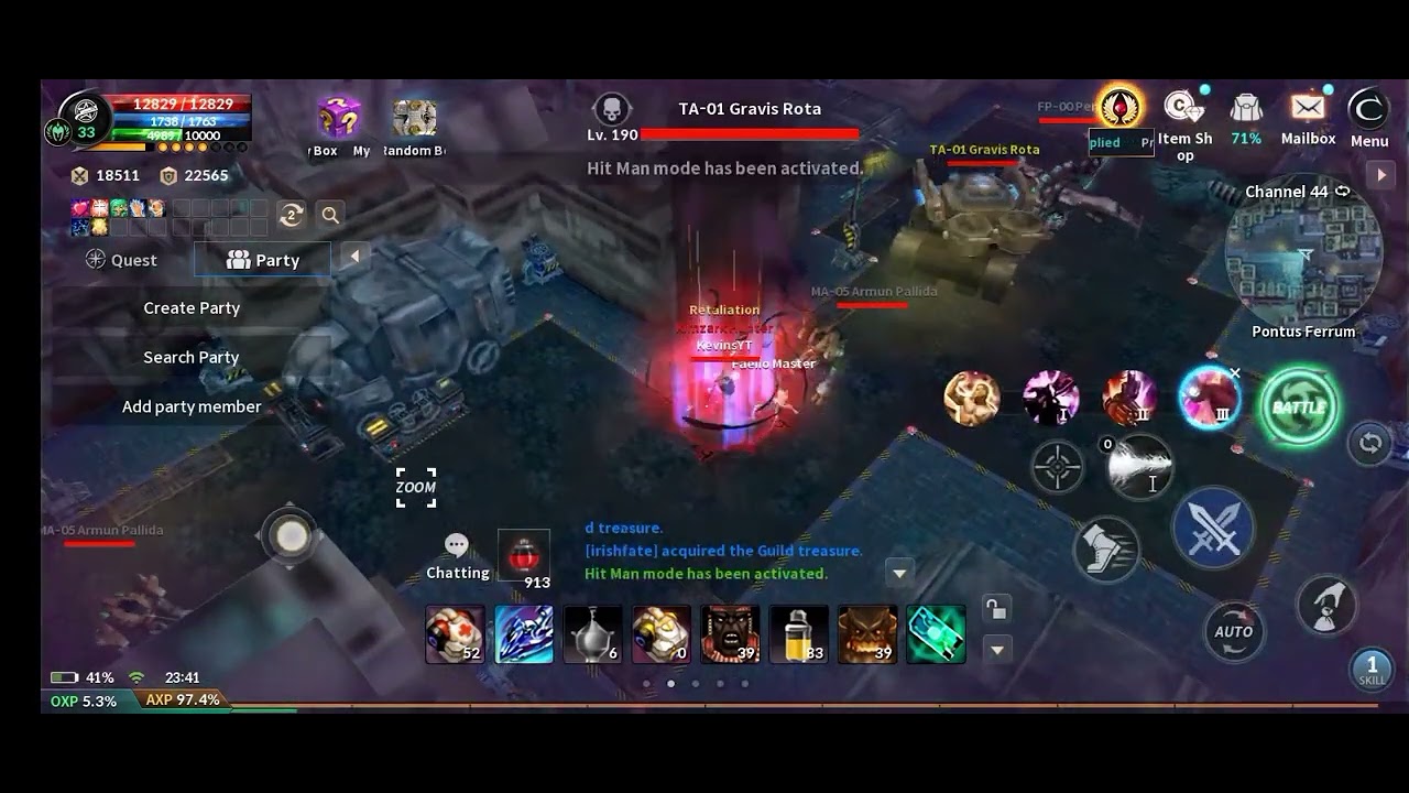 Cabal Mobile 🇨🇿 Boss Hunt Pontus Ferrum Map - YouTube