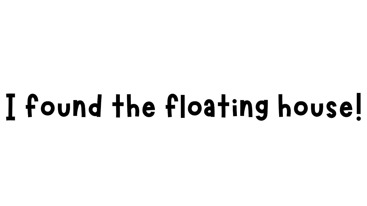 I finally found the floating house, Roblox 3008 - YouTube
