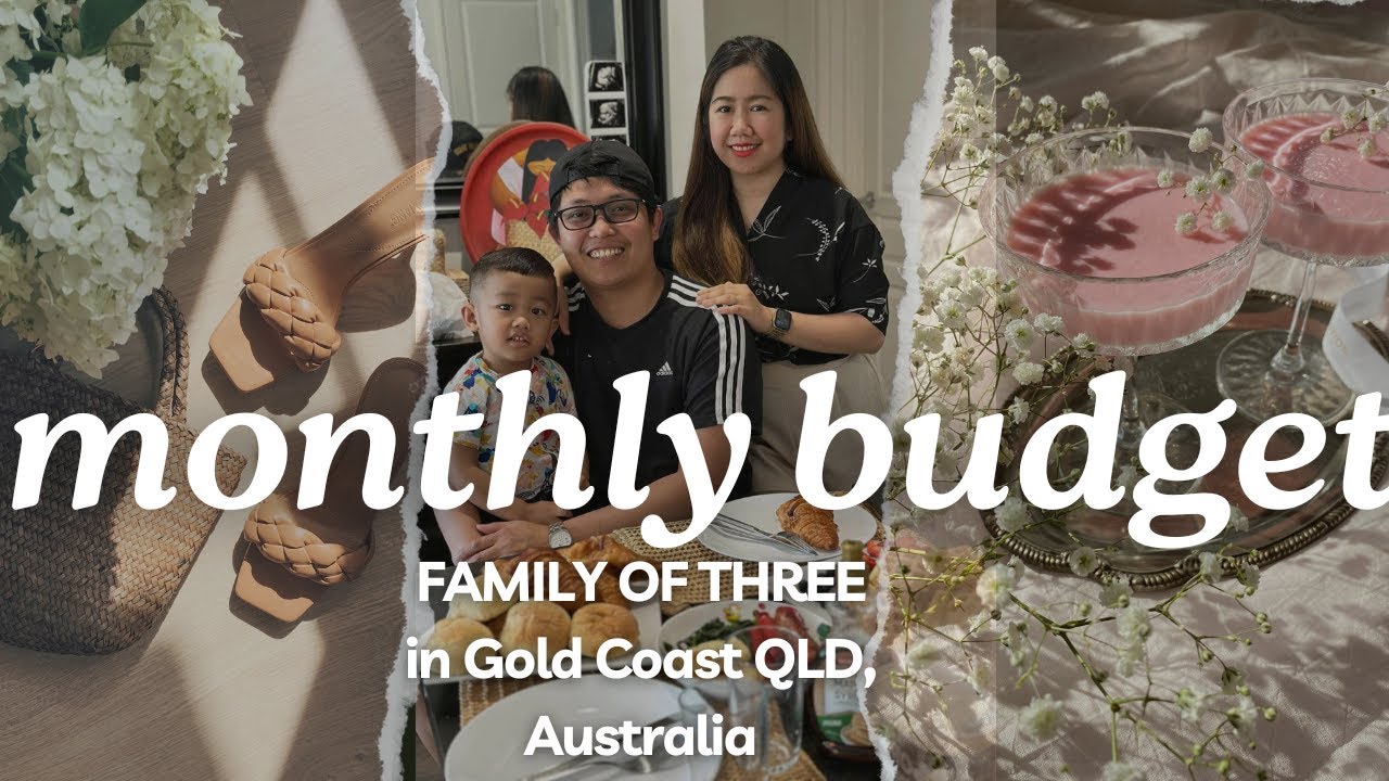 COST OF LIVING| MONTHLY BUDGET| PINOY FAMILY OF 3| GOLD COAST ...