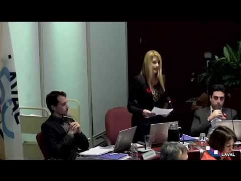 Aline Dib présente la position de Laval sur les réfugiés syriens - YouTube