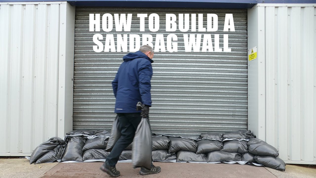How to Build a Sandbag Defence - Sandbag Protection Kit - YouTube