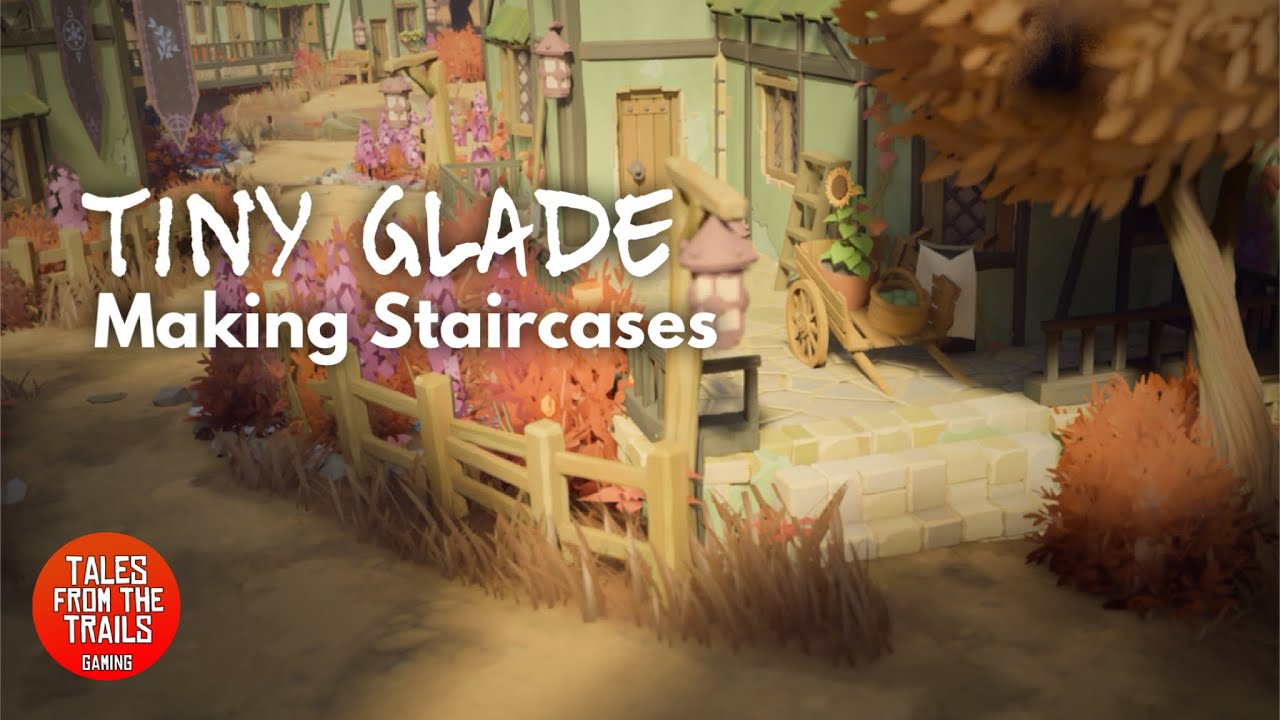 🎤 Tiny Glade: How to make a staircase | How to make stairs - YouTube