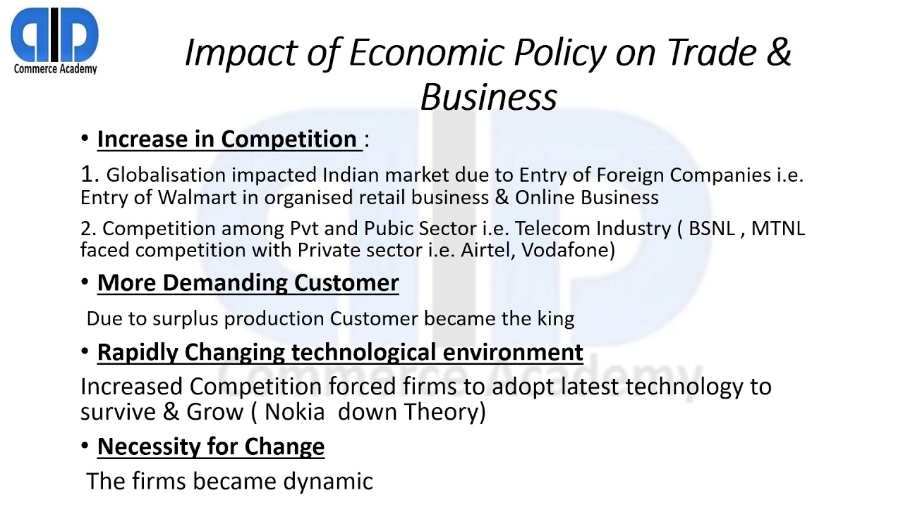 Business Studies-Class 12th-Chapter 3-Business Environment - YouTube