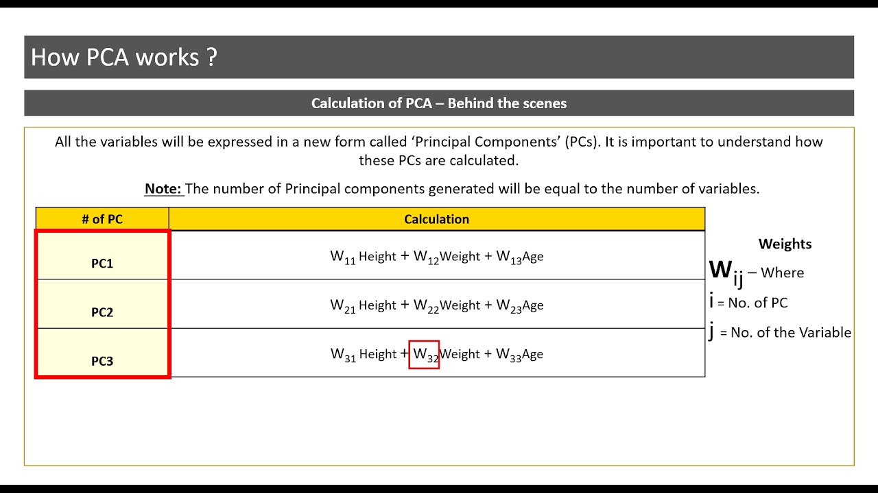 Principal Component Analysis (PCA) Model Building - YouTube