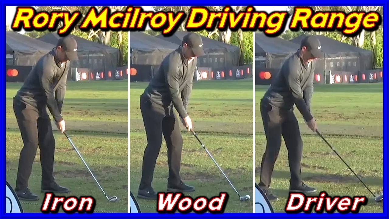 Swing Textbook "Rory Mcilroy" Perfect Range Swing & Slow Motions from ...