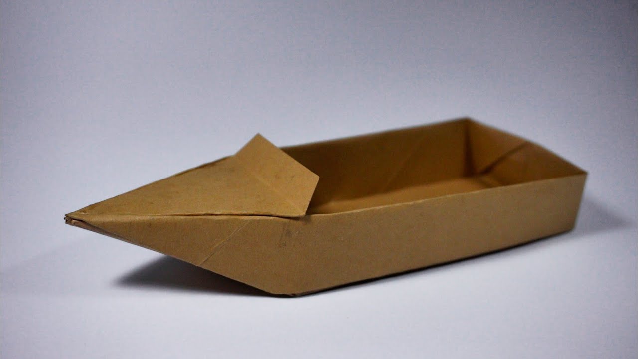 How To Make Paper Boat \ Origami Speed Boat \ Paper Craft \ DIY - YouTube