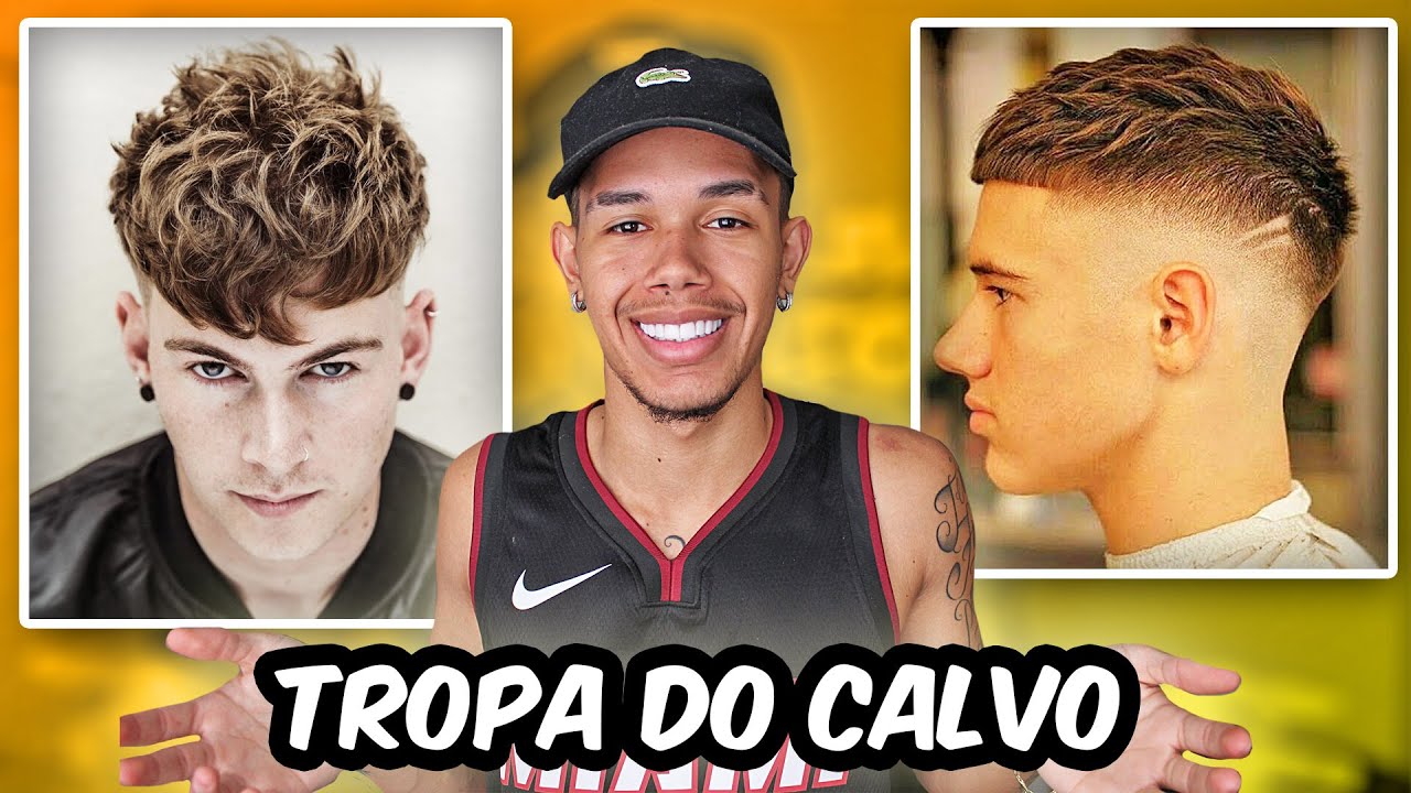 MELHORES CORTES DE CABELO PRA QUEM É CALVO - YouTube