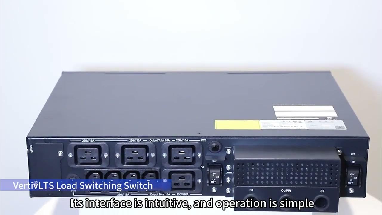 Vertiv Static transfer switch（STS）Product Display - YouTube