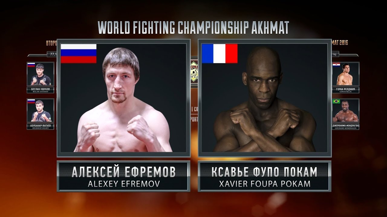 Алексей Ефремов vs. Ксавье Фупа-Покам | Alexey Efremov vs. Xavier Foupa ...