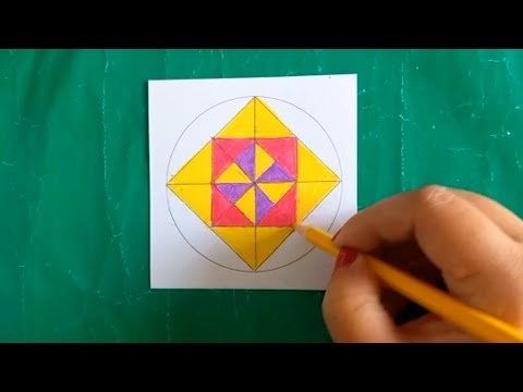 How to draw geometric circle design#geometric patterns #art&beyond ...