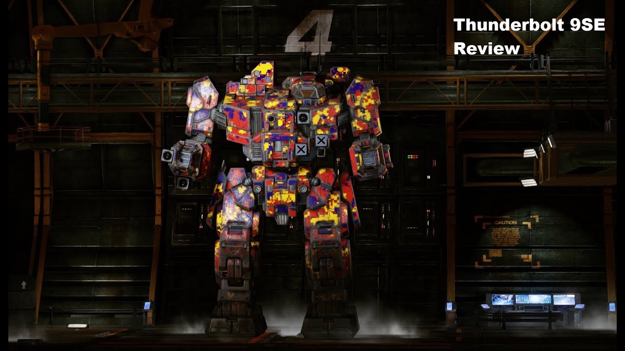 Mechwarrior Online Mech review Thunderbolt 9SE - YouTube