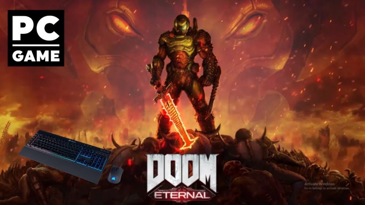 NIGHTMARE DOOM Eternal PC Live Stream Keyboard and Mouse PT.I ...