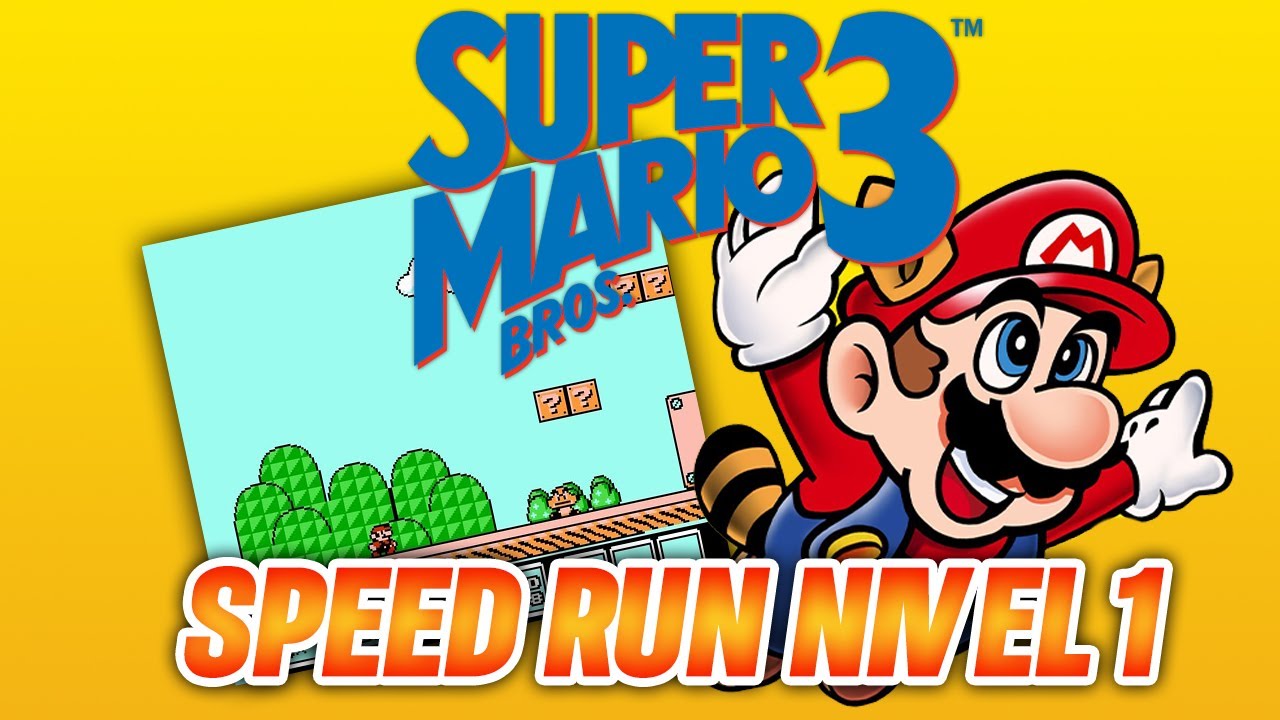 Super Mario 3 Speed Run del nivel 1 #SHORTS - YouTube