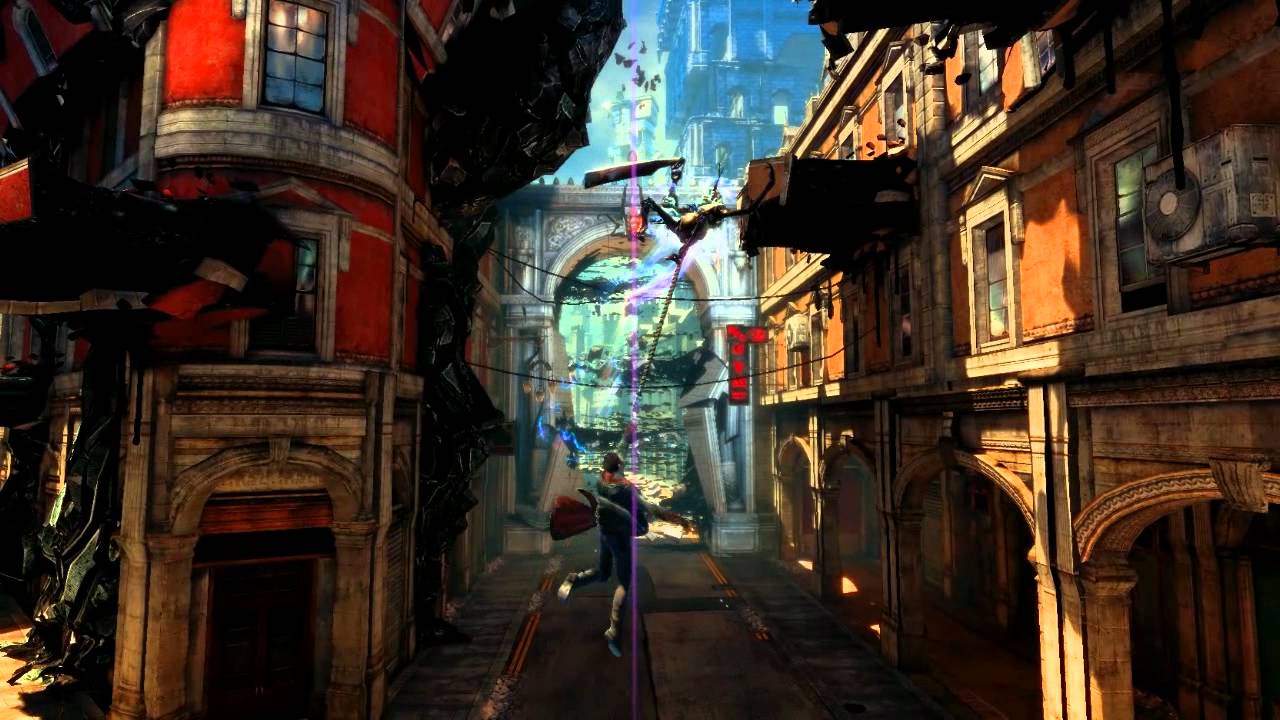DMC - Devil May Cry combat gameplay - YouTube