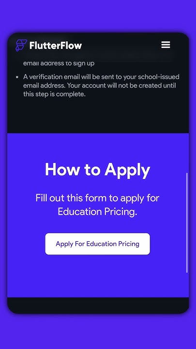 Students can get FlutterFlow PRO for FREE #flutterflow #nocode - YouTube