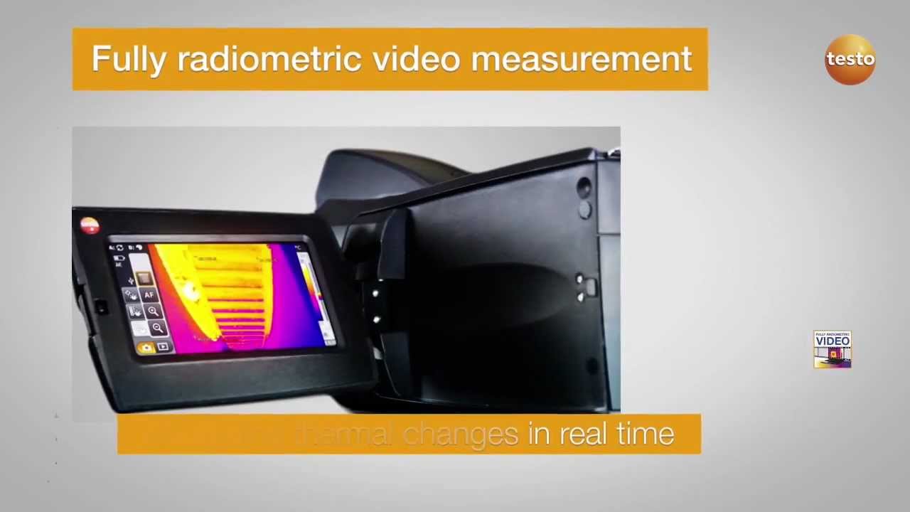 Fully radiometric video measurement by Testo | Be sure. Testo - YouTube