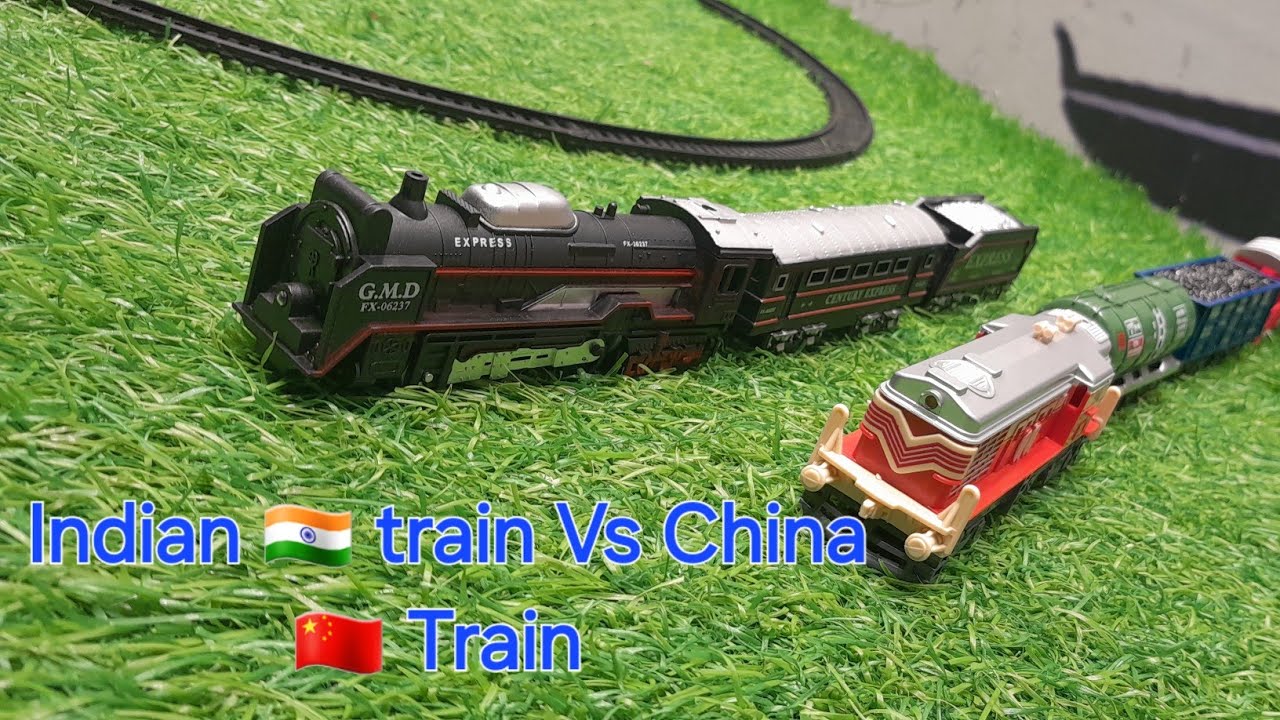 Fastest Train Toy Set 😍🚂 Indian 🇮🇳 Toy Train Vs China 🇨🇳 Toy Train ...