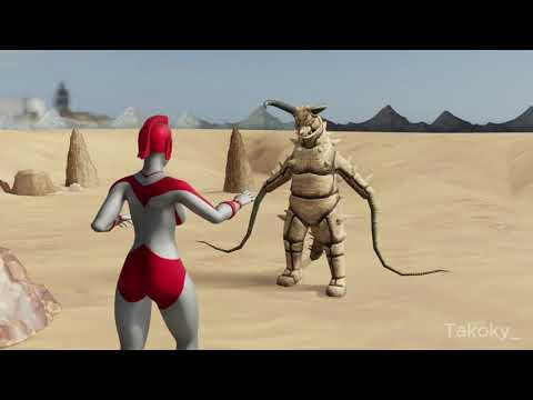 Yullian VS Gudon Animation (ユリアン VS グドン)